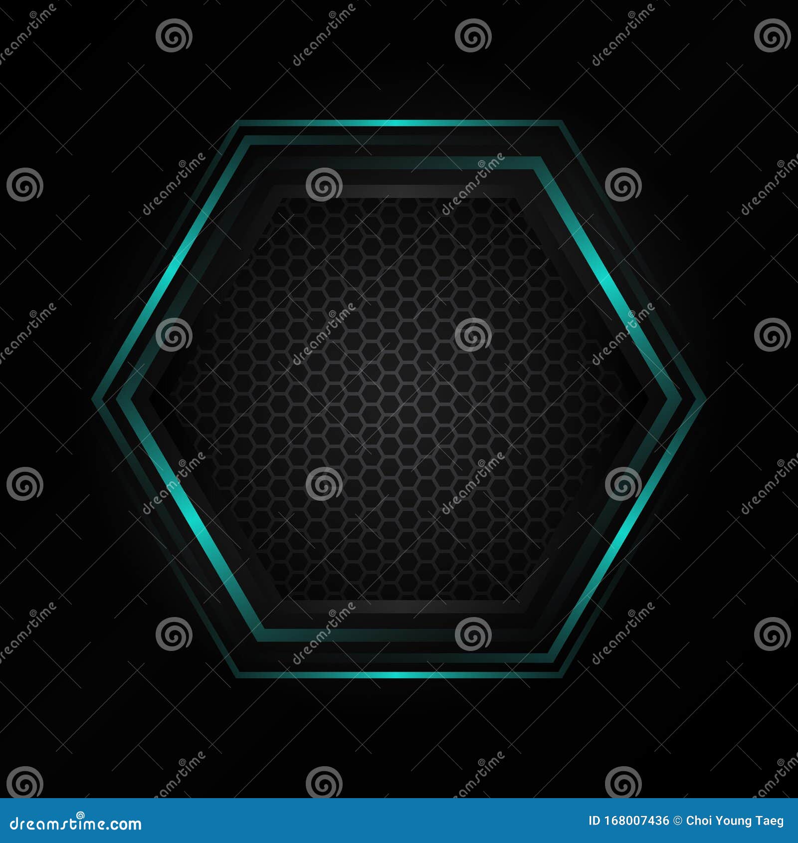 Digital Hexagon Backdrop Royalty-Free Stock Photo | CartoonDealer.com ...