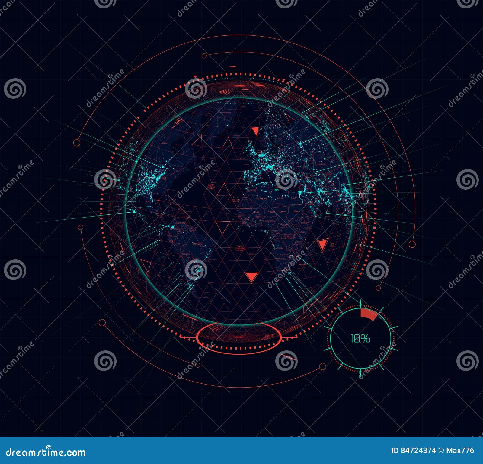 Digital Holographic Earth Globe Sci-fi Futuristic Interface. Vector ... Digital Holographic Earth Globe Sci-fi Futuristic Interface. Vector ...
