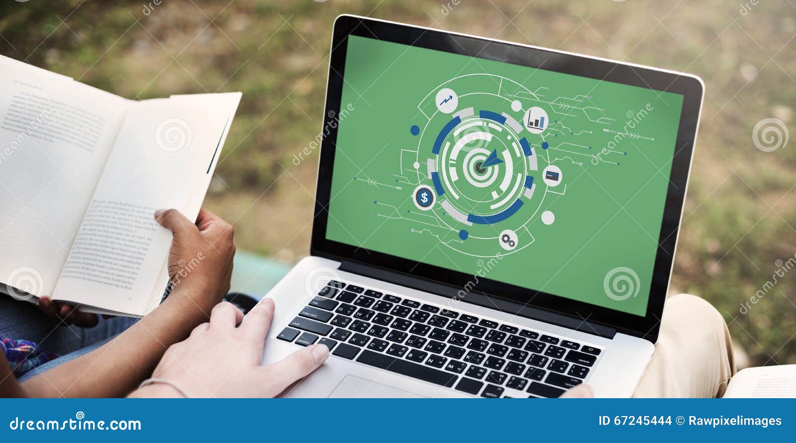 Digital Hud Target Symbol Graphics Concept Stock Photo - Image of ...