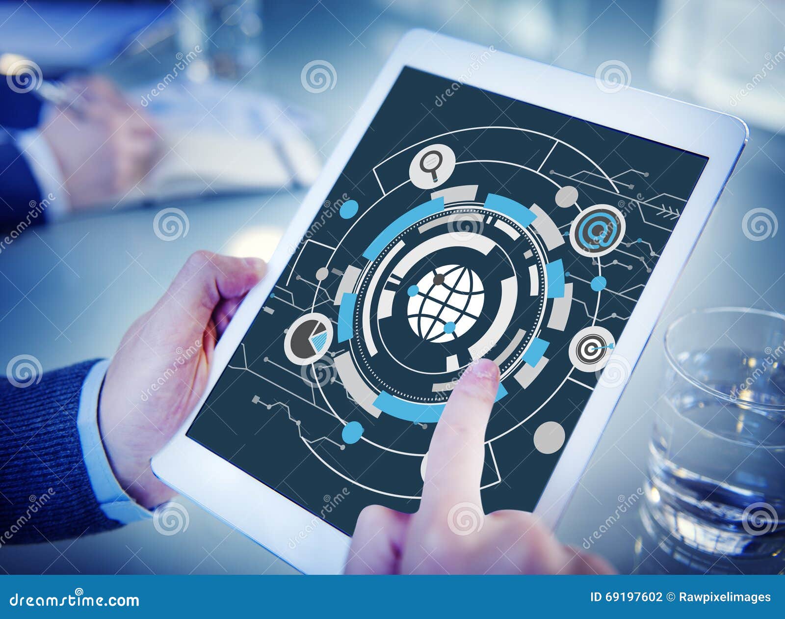 Target Symbol On Plane Stock Photography | CartoonDealer.com #49402550