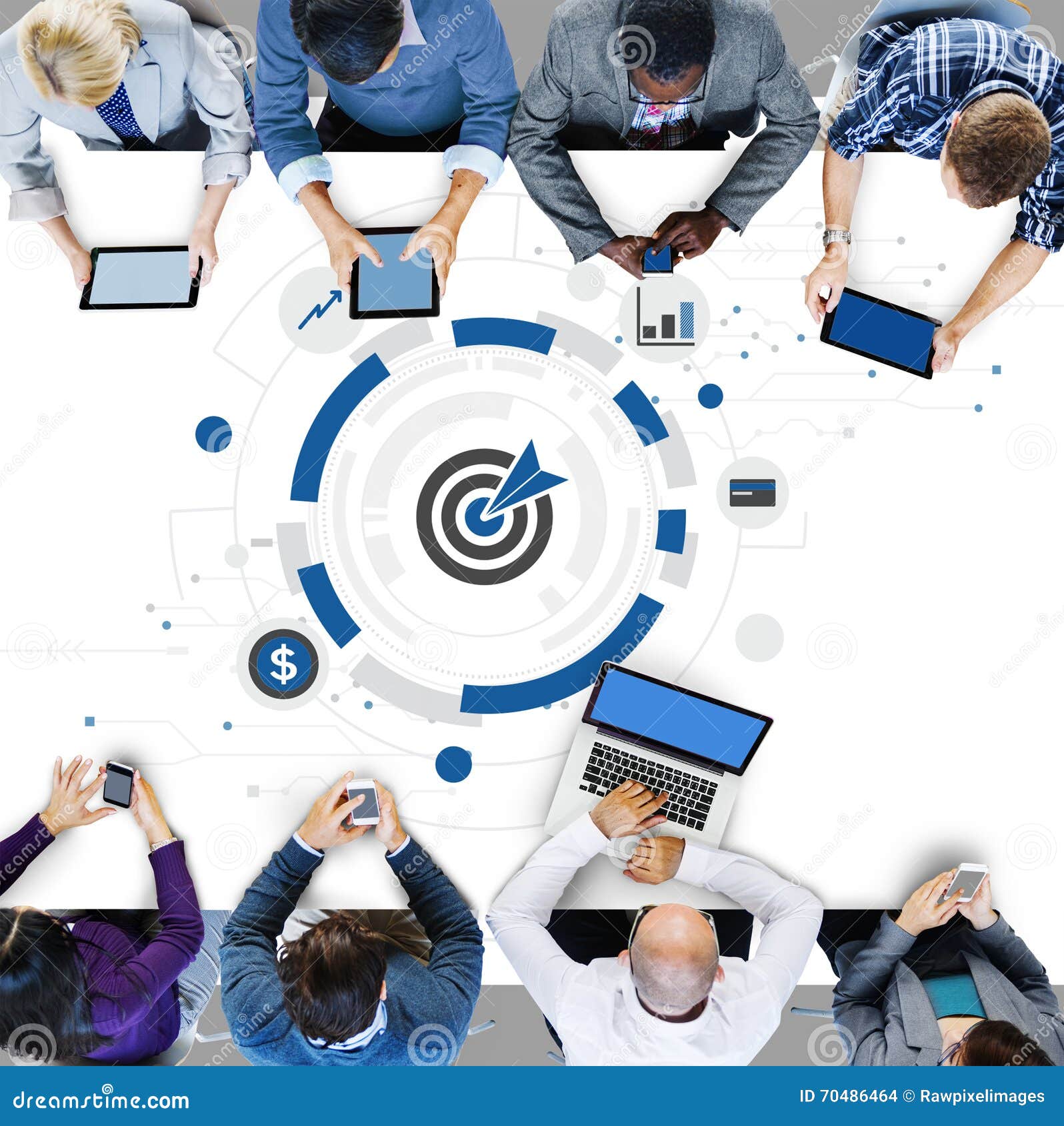 Digital Hud Target Symbol Graphics Concept Stock Photo - Image of data ...