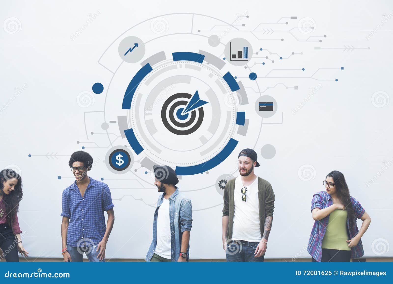 Target Symbol On Plane Stock Photography | CartoonDealer.com #49402550