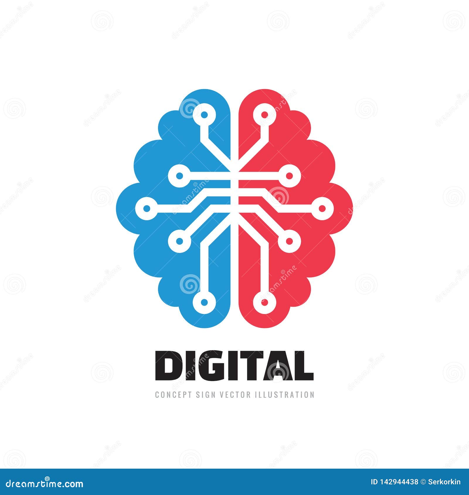 Digital Human Brain From Nodes And Connections. Futuristic Neural ... Digital Human Brain From Nodes And Connections. Futuristic Neural ...