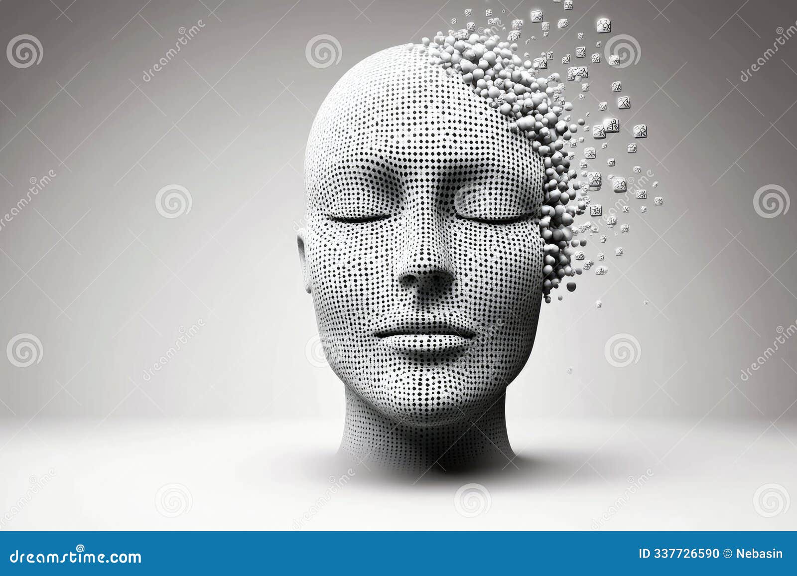 Digital Human Evolution: Futuristic Face of Technology and Artificial ...