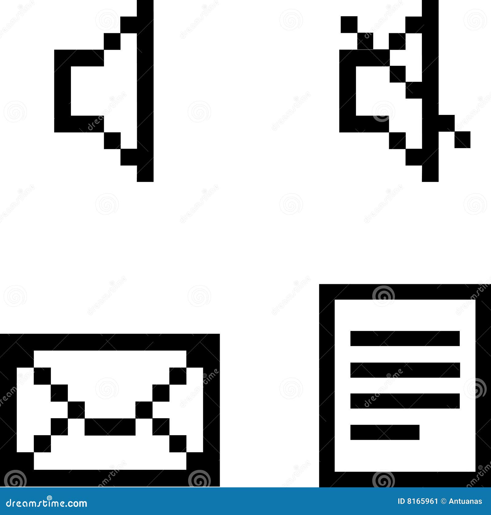 Digital icons stock vector. Illustration of people, white - 8165961