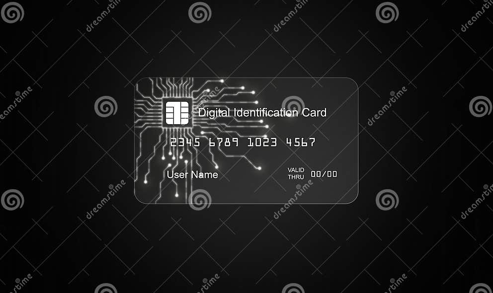 Digital ID Card, Electronic Identification. E-ID Smartcard, a Digital ...