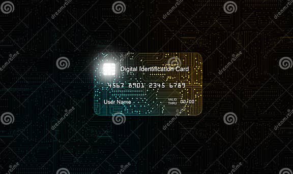 Digital ID Card, Electronic Identification. E-ID Smartcard, a Digital ...