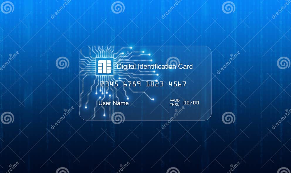 Digital ID Card, Electronic Identification. E-ID Smartcard, a Digital ...