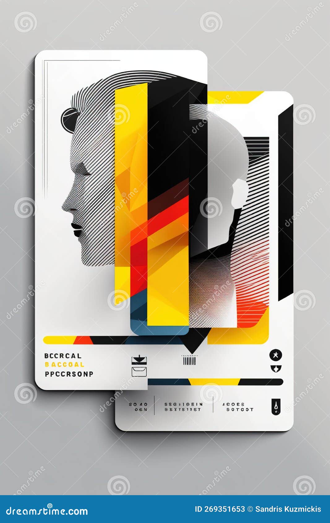 Digital Identity Card, Biometric, Facial Recognition. Generative AI ...