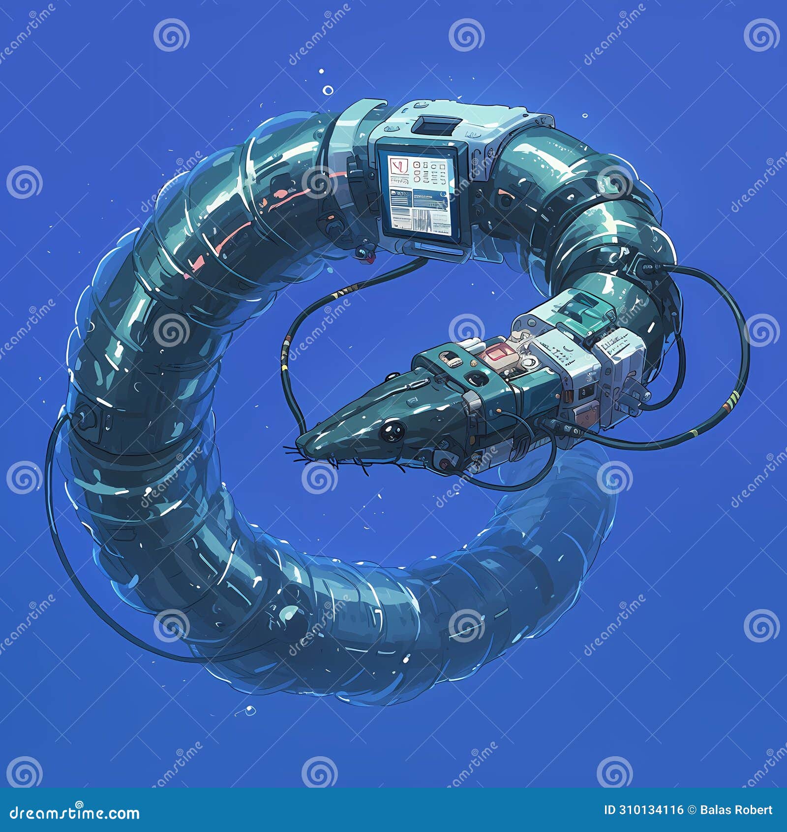 Robotic Octopus - the Future of Underwater Exploration Stock ...