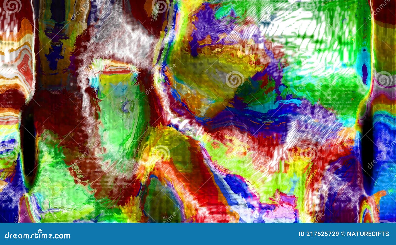 Digital Illustration Beautiful Abstract Vibrant Background Stock ...