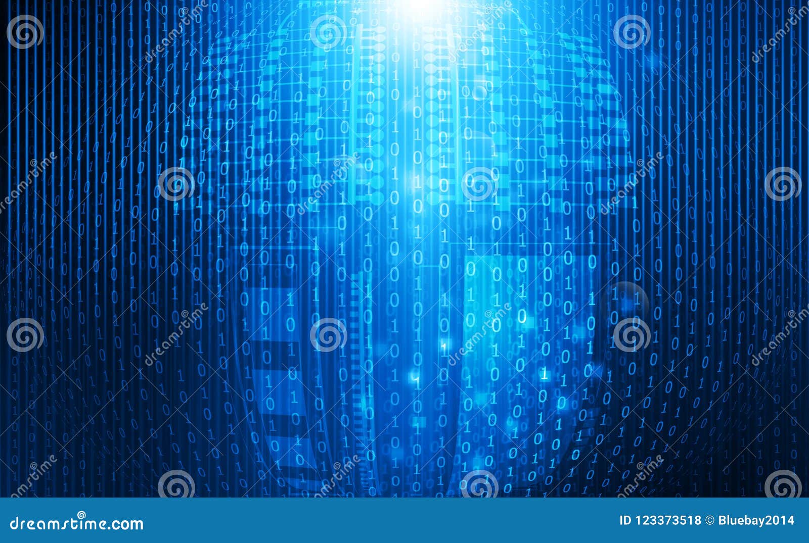 Binary background stock illustration. Illustration of abstract - 123373518
