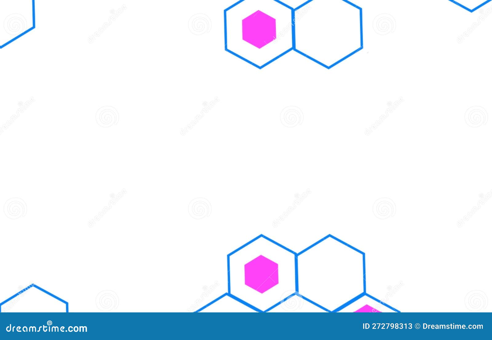 Digital Illustration of a Blank Background Design with Hexagonal ...