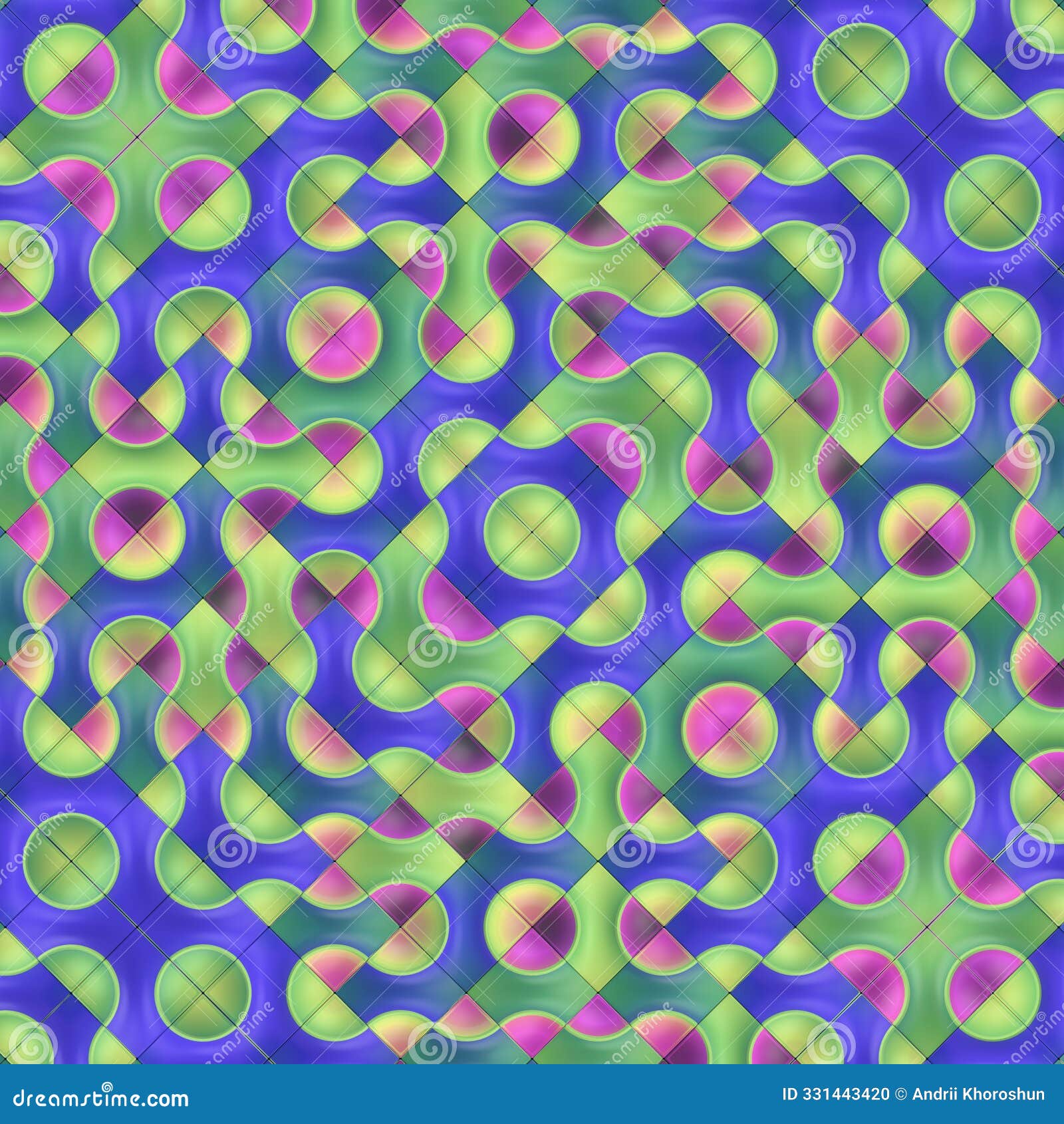 CONTINUOUS WAVE PATTERN Cartoon Vector | CartoonDealer.com #91704149