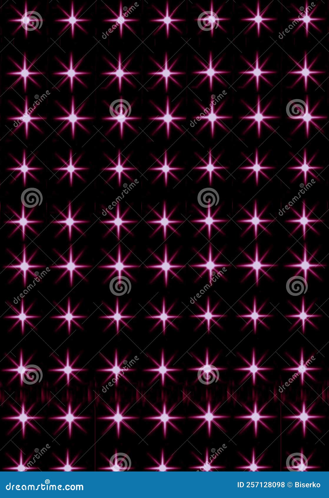 Illustration Composed of the Shinny Stars on the Dark Background Stock ...