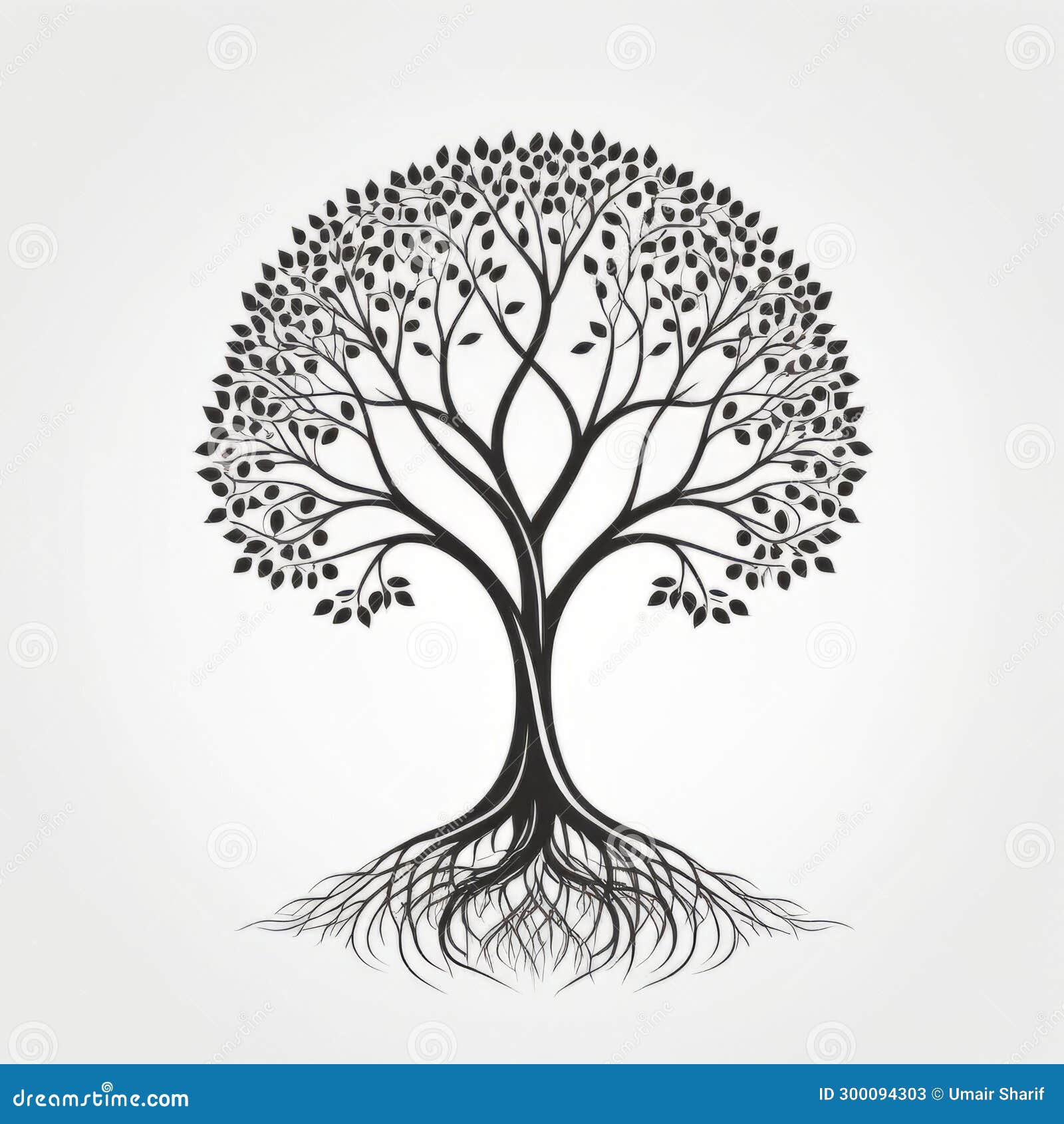 Rooted in Strength stock illustration. Illustration of earth - 300094303