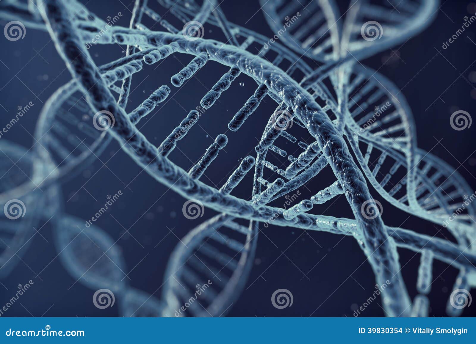 Digital Illustration Dna Cell Stock Photo - Image of color ...