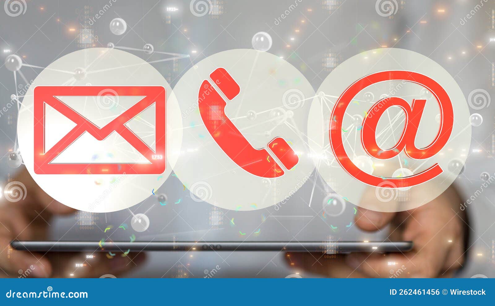 Digital Illustration of an Email Inbox Electronic Communication ...