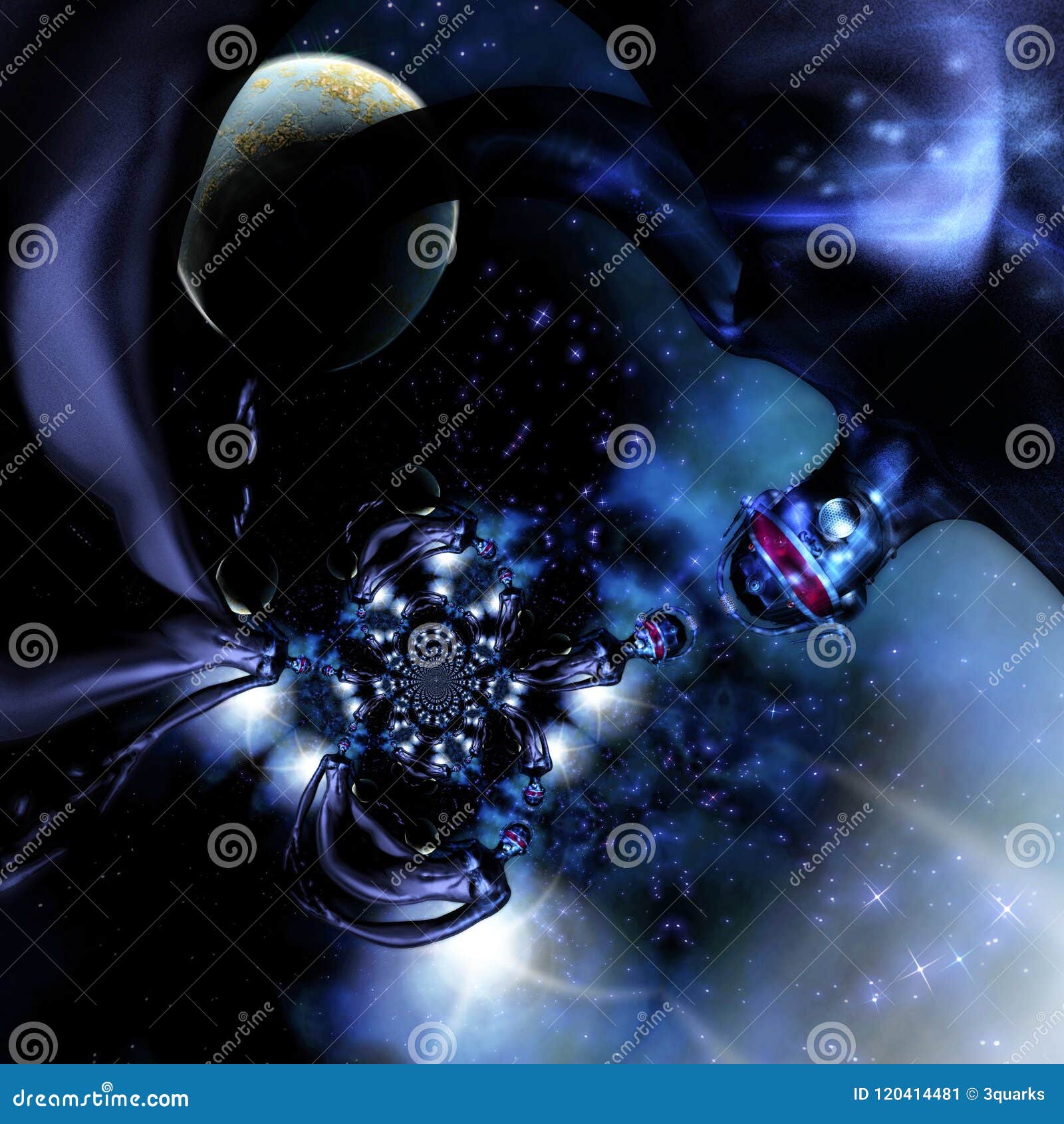 3D Illustration Of A Fembot Royalty-Free Stock Photography ...