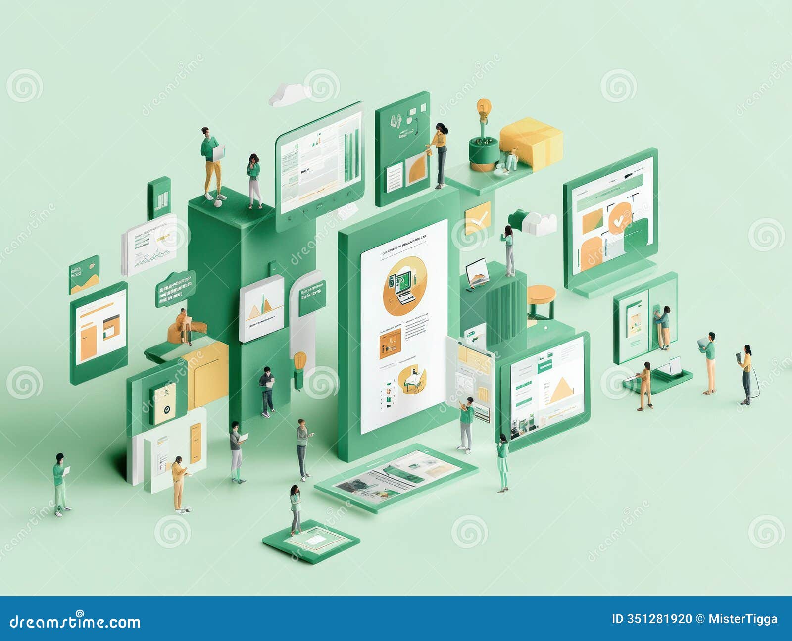 A Digital Illustration Focusing on Collaborative Data Analysis and ...
