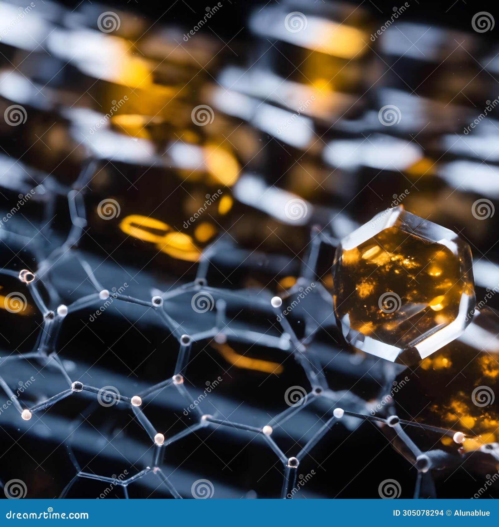 A Digital Illustration of a Nano Objects. Stock Illustration ...