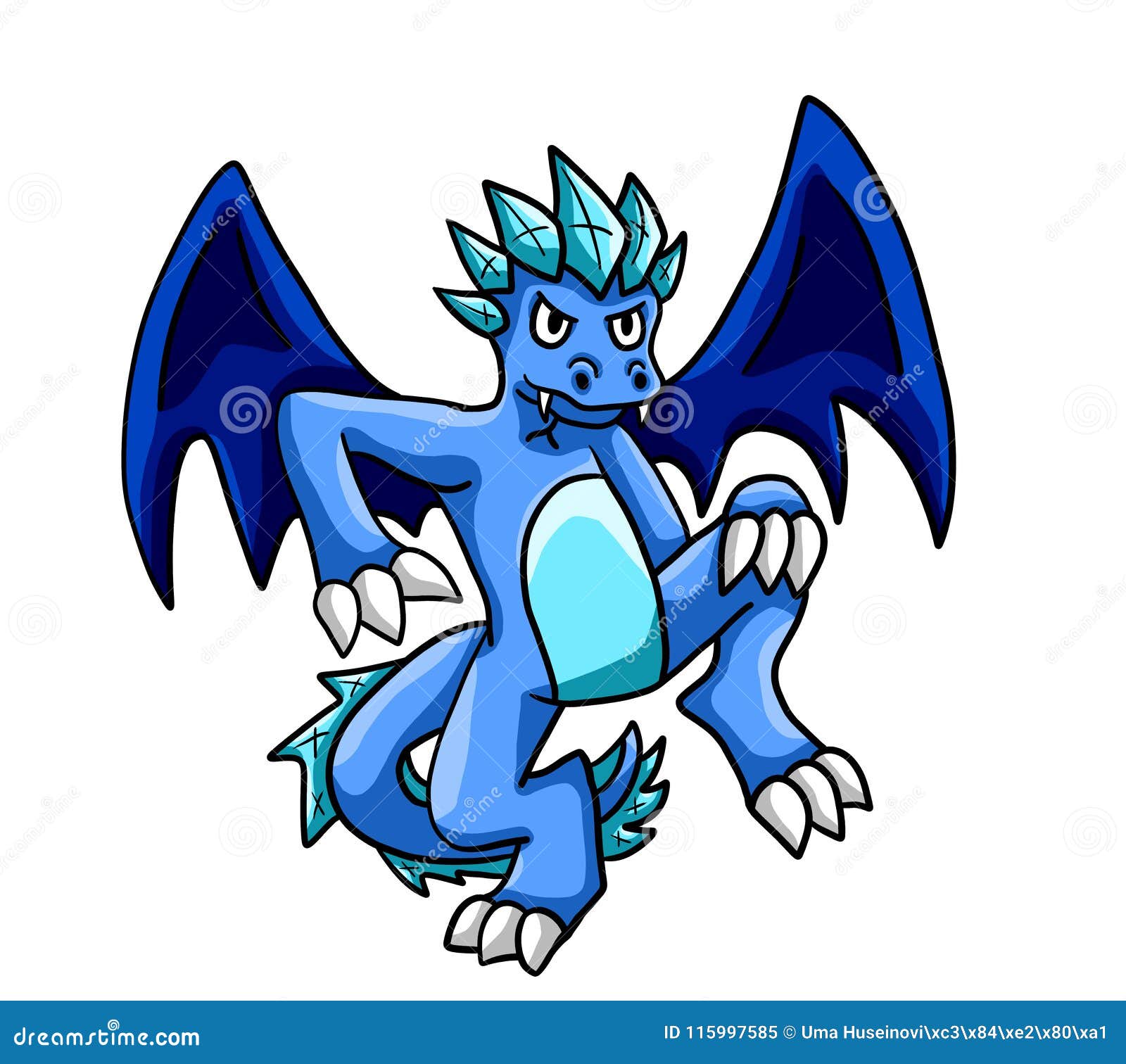 Epic Dragon Snorting Fire With Compass And Sword In Baroque Victorian ...