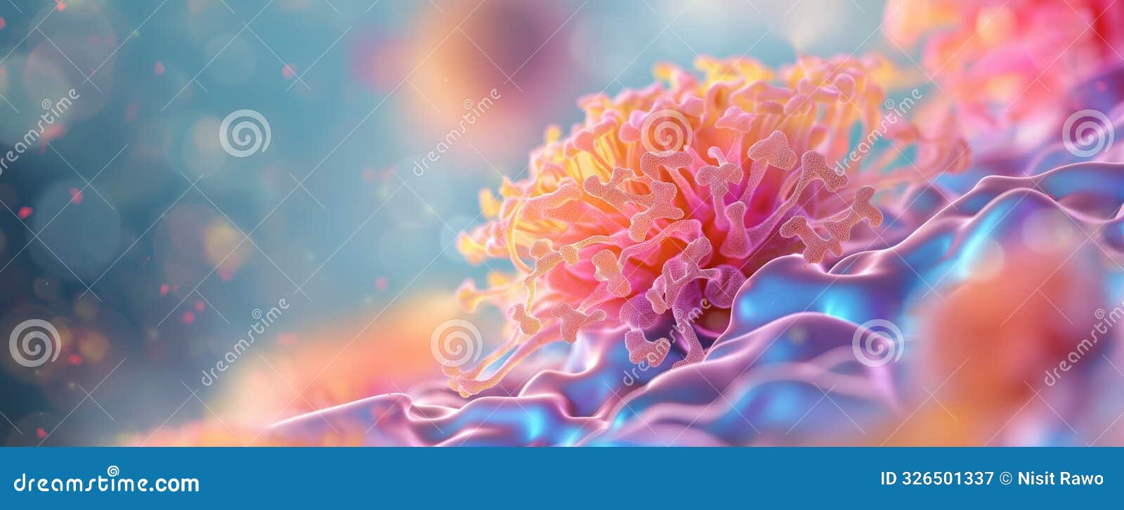 3d Illustration Of Removal Of A Colonic Polyp With A Electrical Wire ...