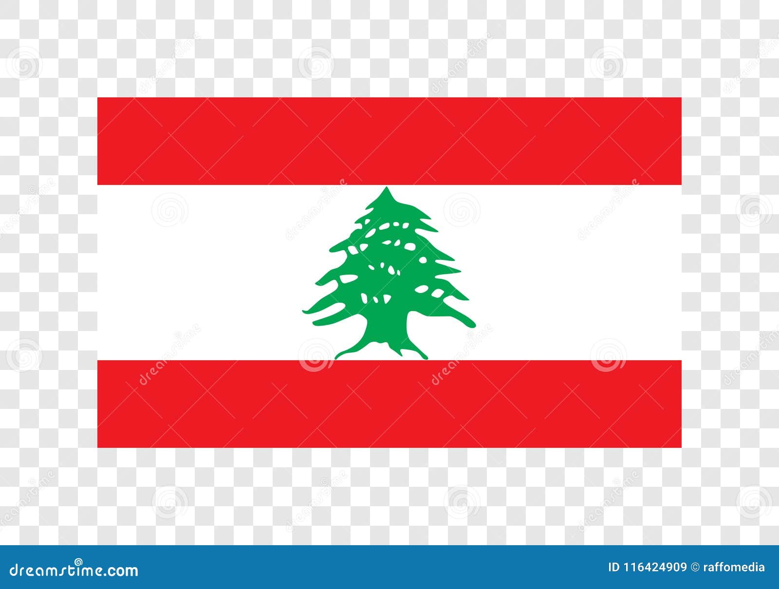 Lebanon - National Flag stock illustration. Illustration of national ...