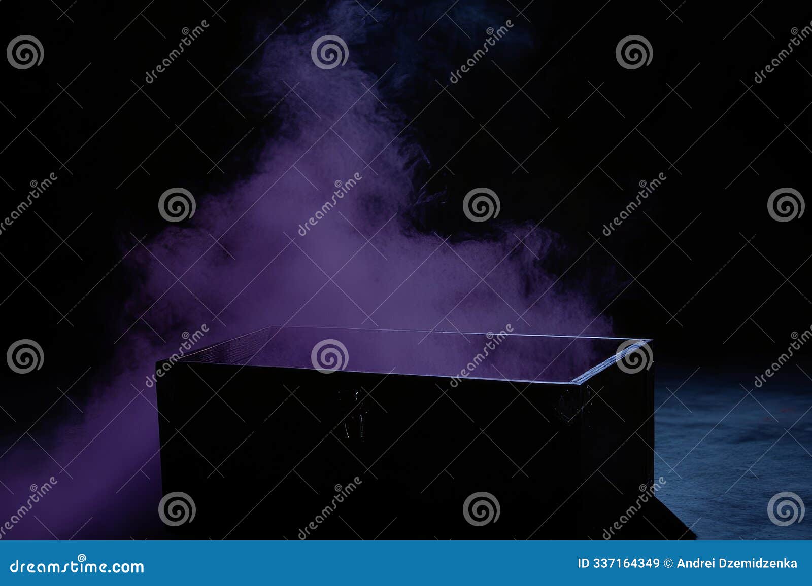 In this Digital Illustration, Magic Spills from Pandora S Box Stock ...