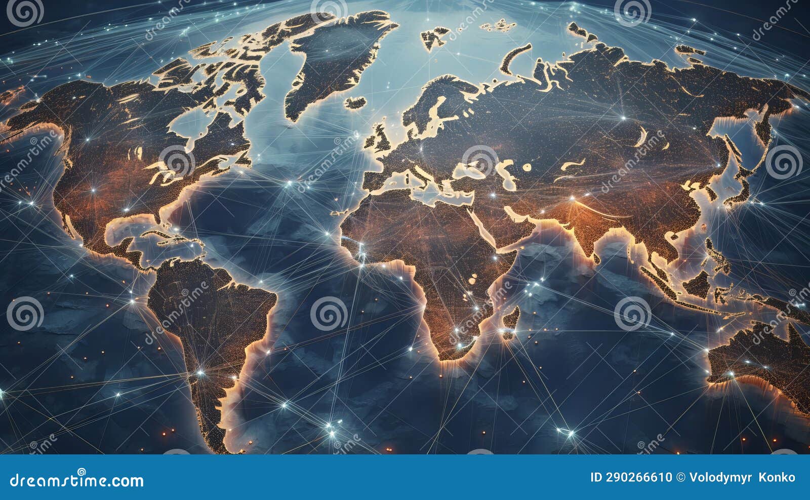 Digital Illustration about Map. Generative Ai Stock Photo - Image of ...