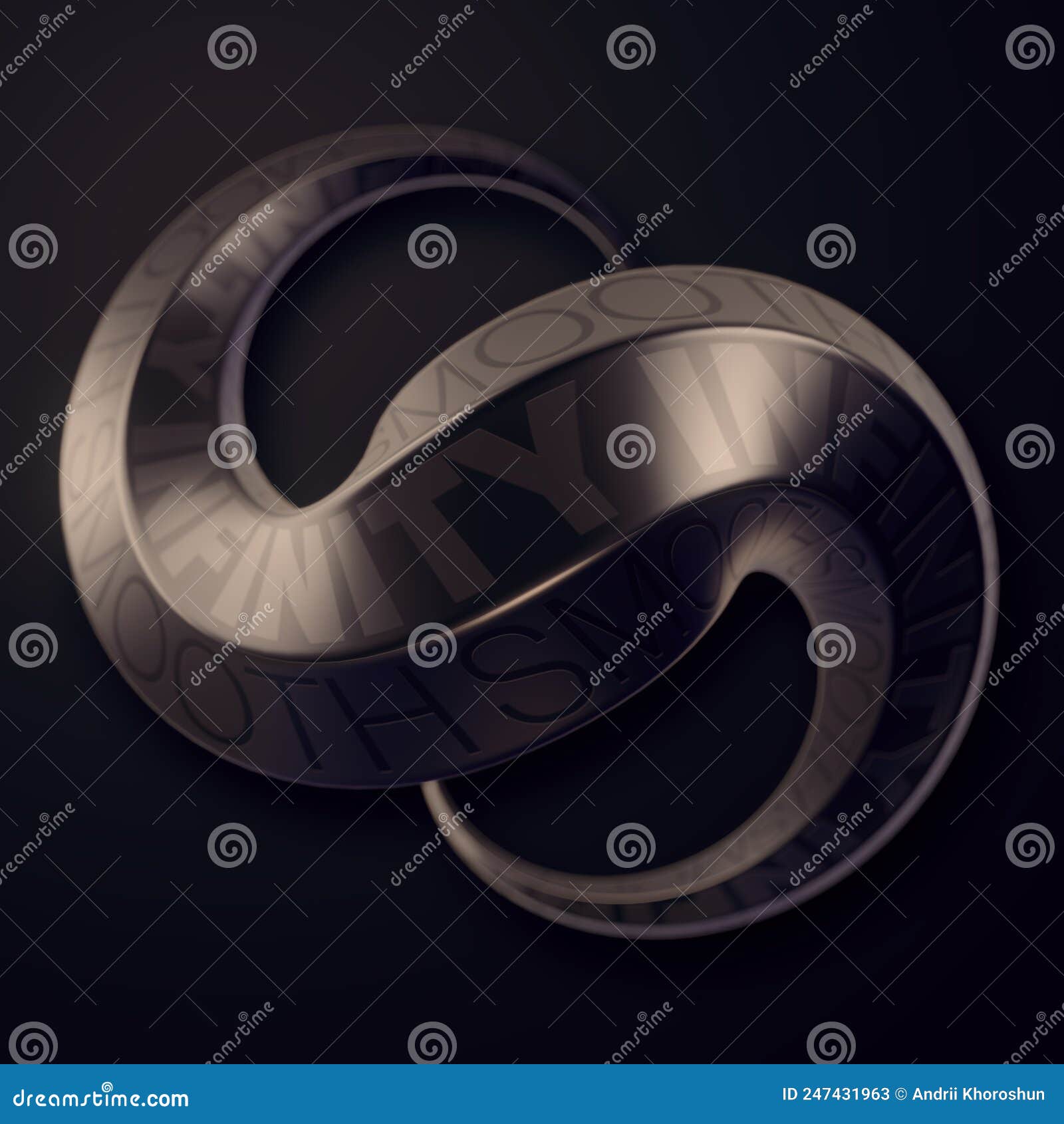 Illustration Of Mobius Strip. Royalty-Free Stock Image | CartoonDealer ...