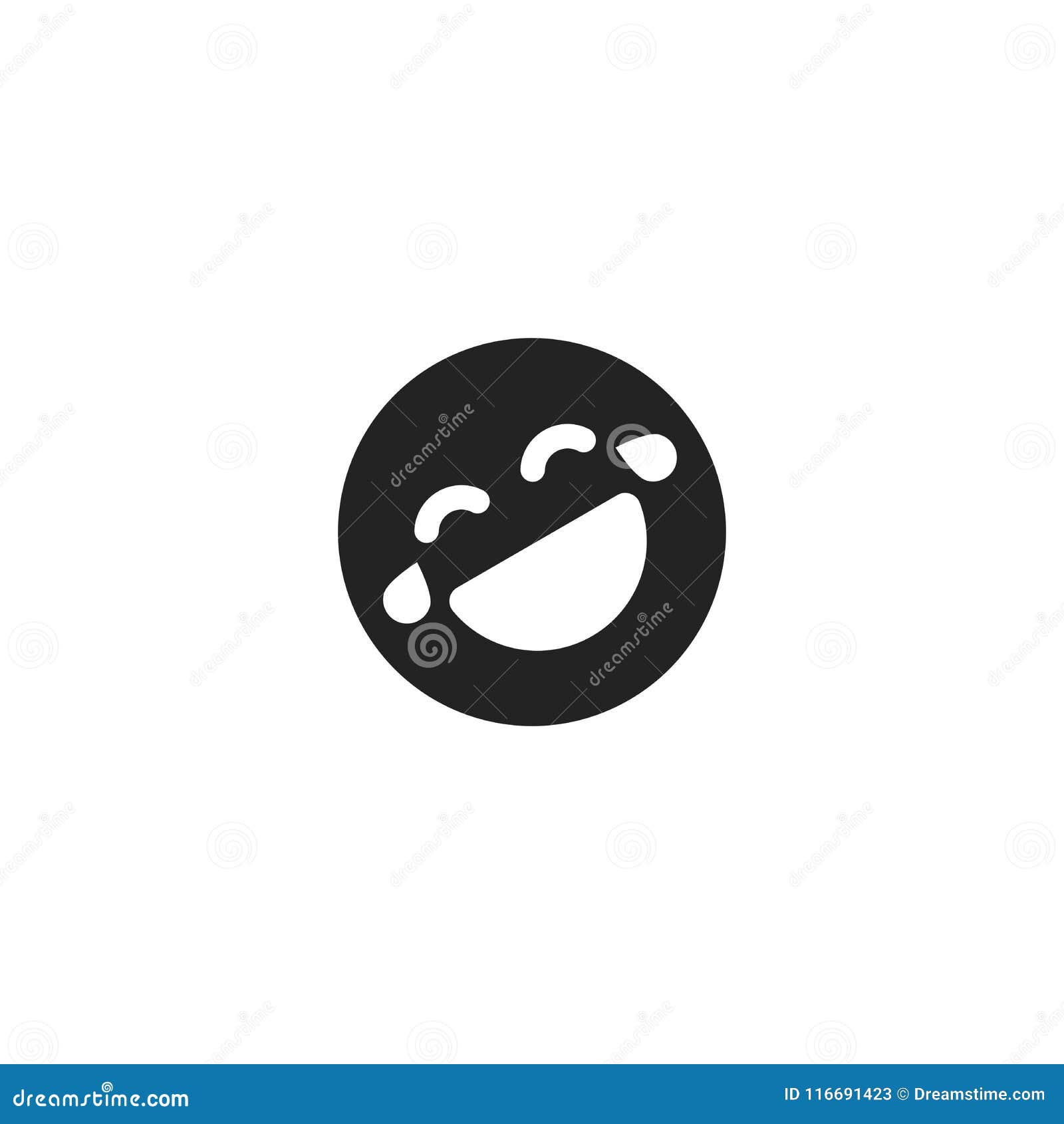 Haha Monogram Style Icon stock illustration. Illustration of character ...