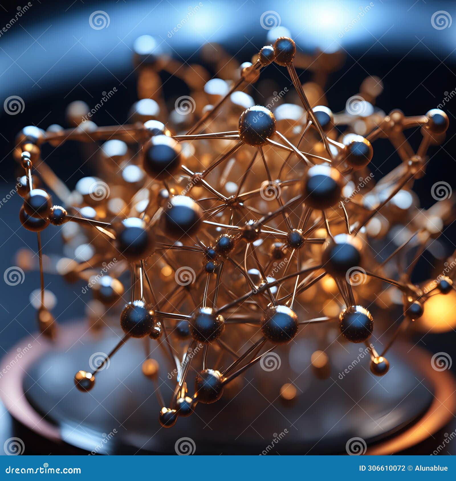 A Digital Illustration of a Nano Objects. Stock Illustration ...