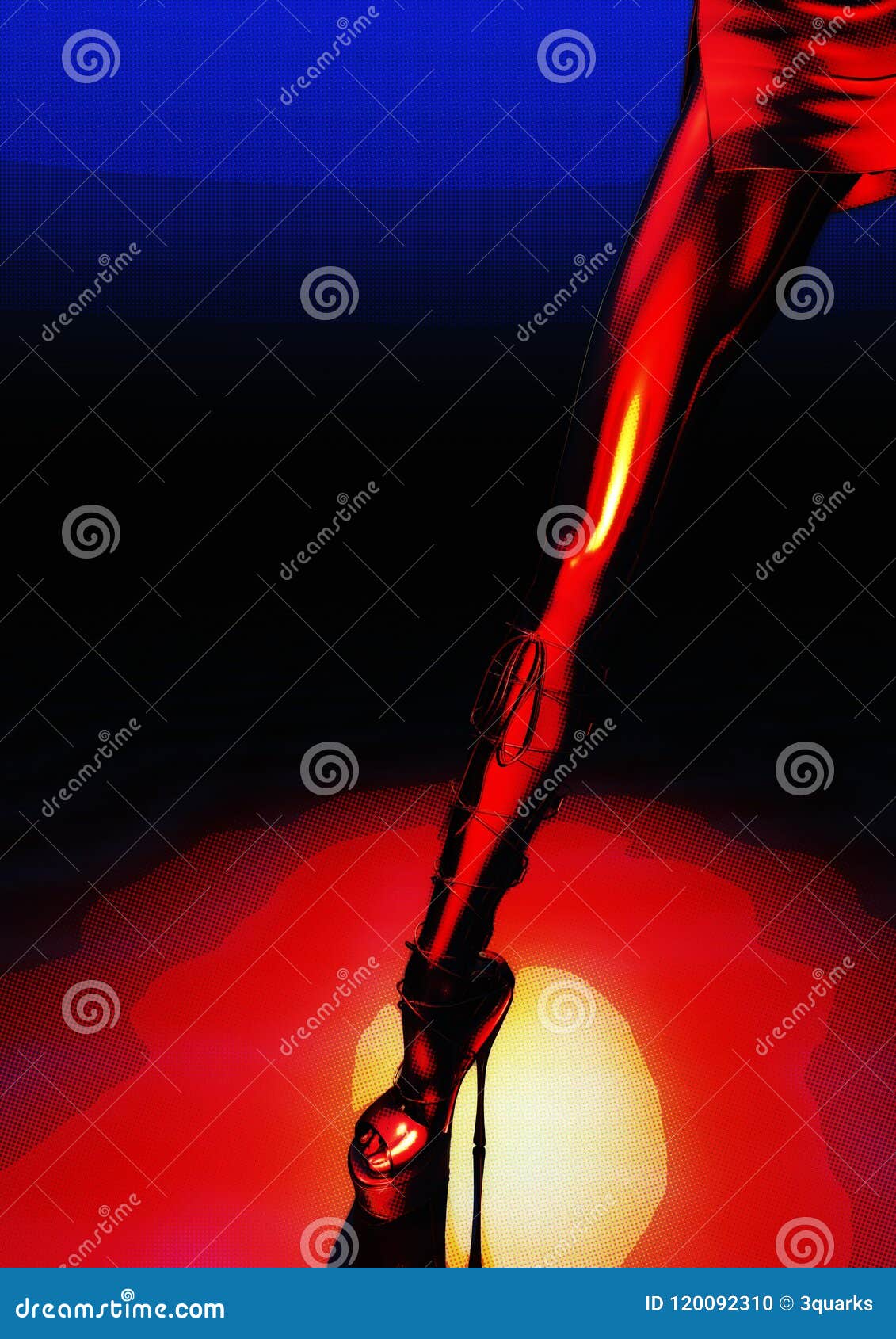 Digital Illustration of Legs Stock Illustration - Illustration of ...