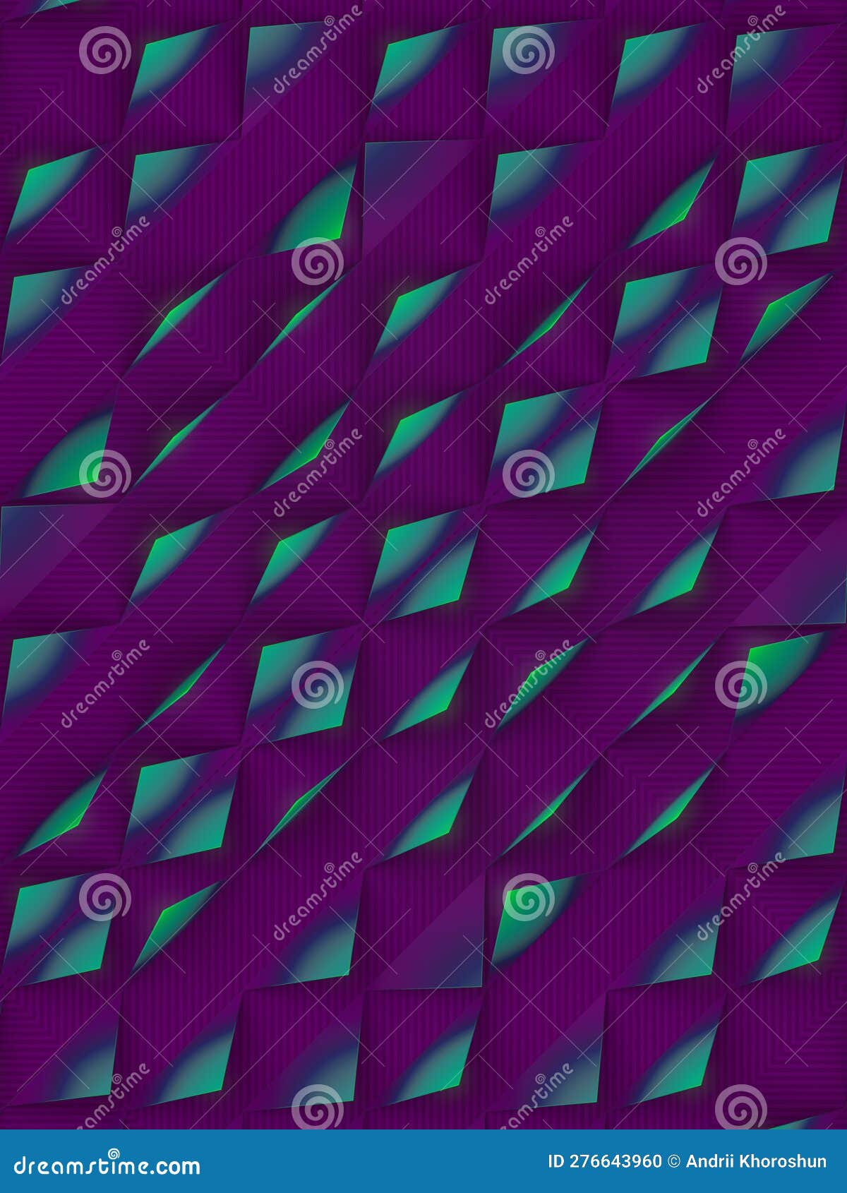 Digital Illustration of a Simple Geometric Symmetric Pattern on a ...