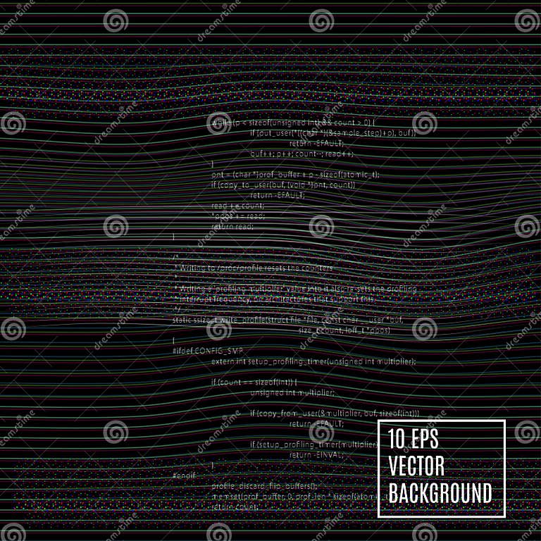 Digital Image Data Distortion Stock Vector - Illustration of crash ...