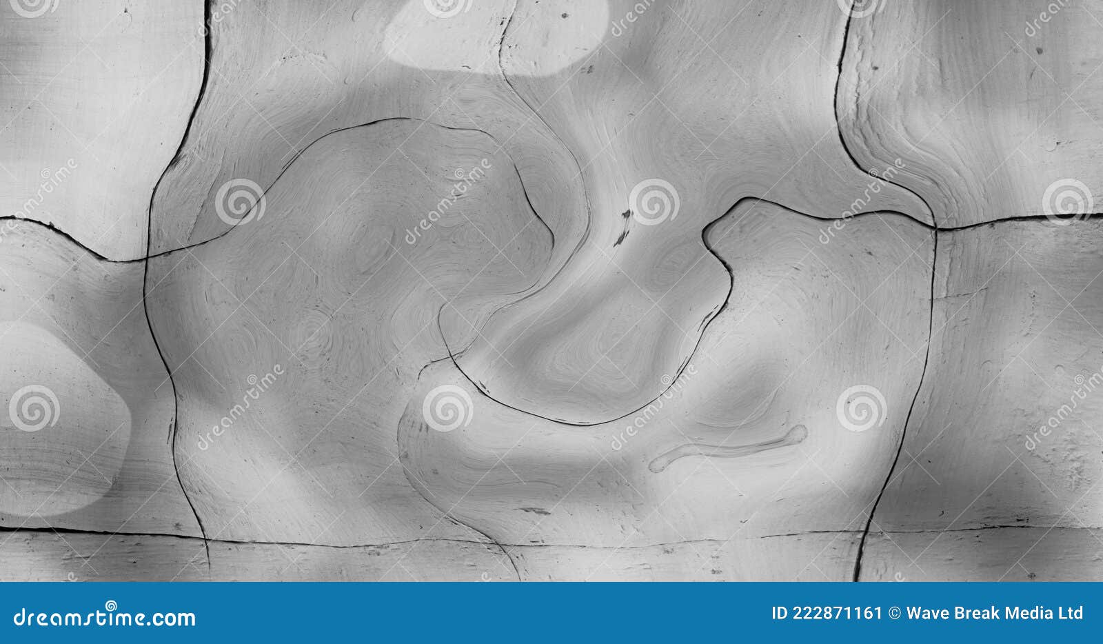 Digital Image of Flowing Liquid Texture Effect on Grey Background Stock ...