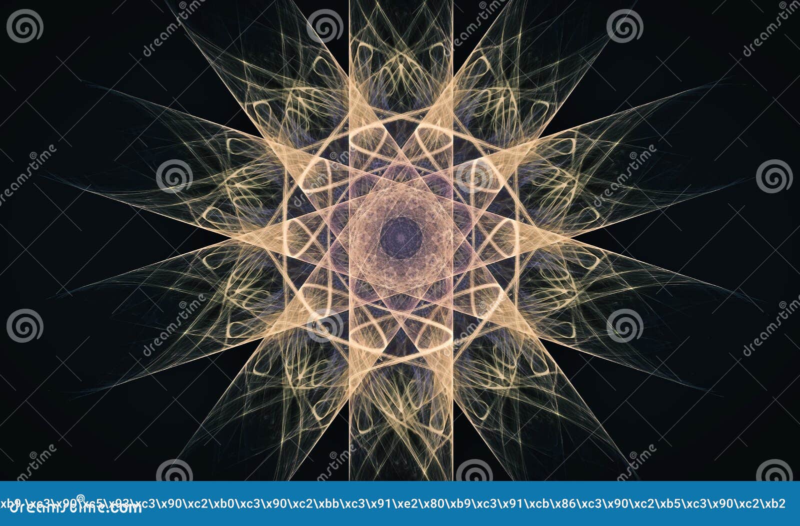 Digital Image Generated on a Computer Consisting of Beautiful Abstract ...