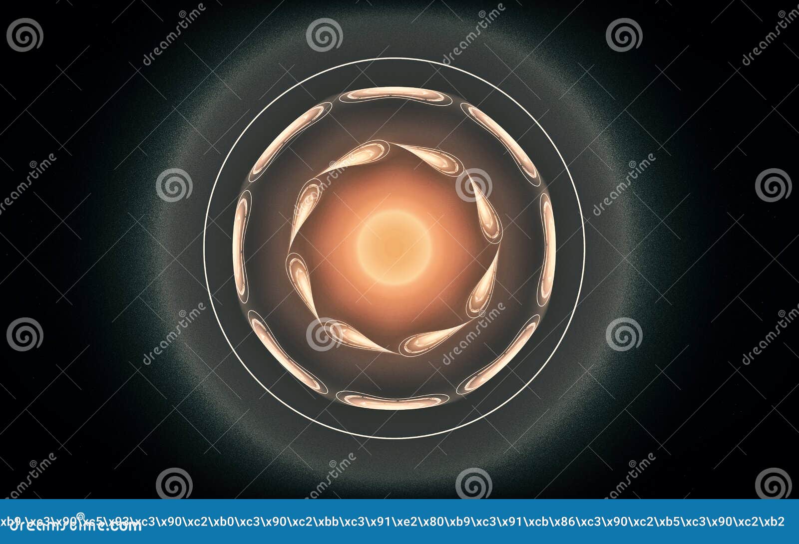 Digital Image Generated on a Computer Consisting of Beautiful Abstract ...