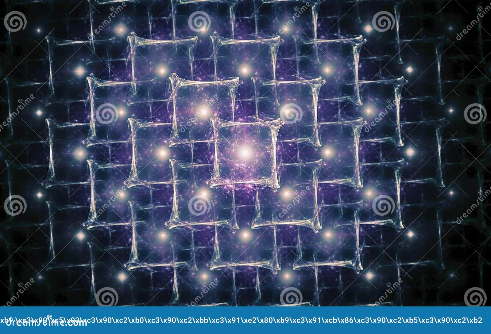 Digital Image Generated on a Computer Consisting of Beautiful Abstract ...