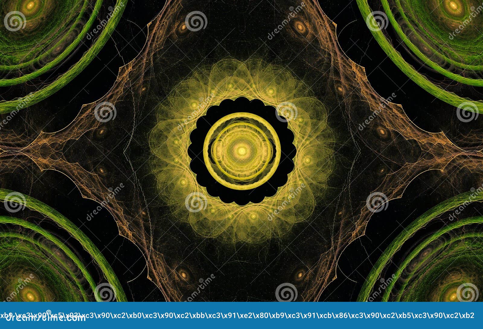 Digital Image Generated on a Computer Consisting of Beautiful Abstract ...