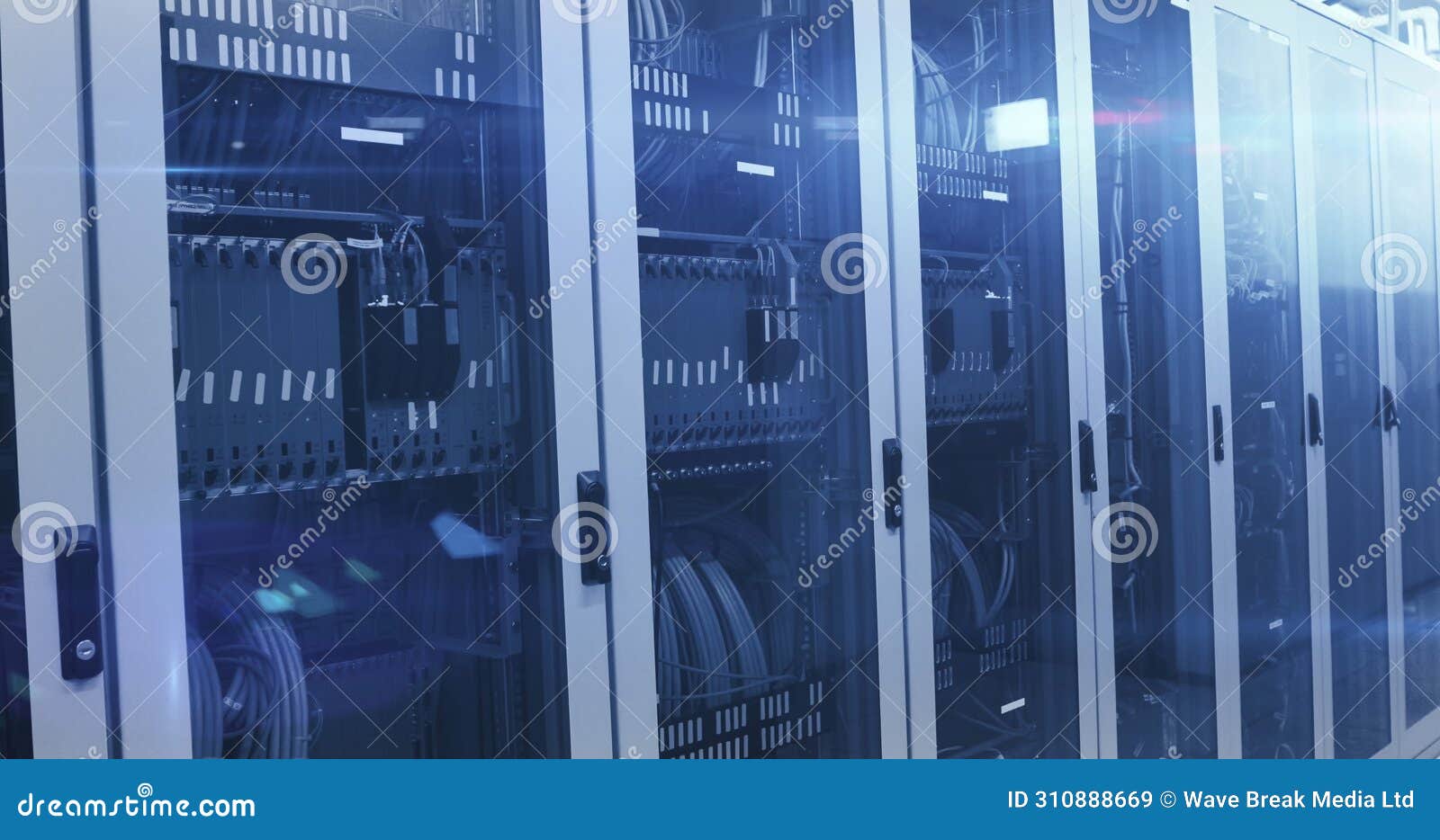 Digital Image of Math Equations and Tech Network Illustrates Global ...