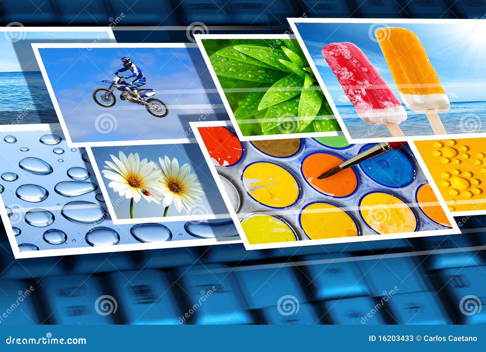 Digital imagery stock image. Image of blue, digital, concept - 16203433
