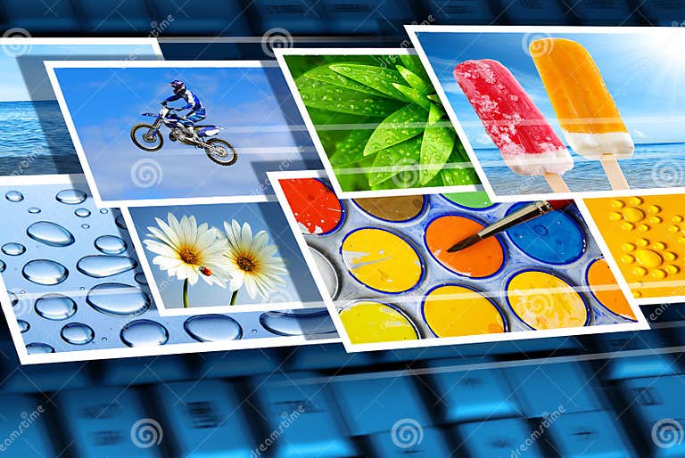 Digital imagery stock image. Image of blue, digital, concept - 16203433