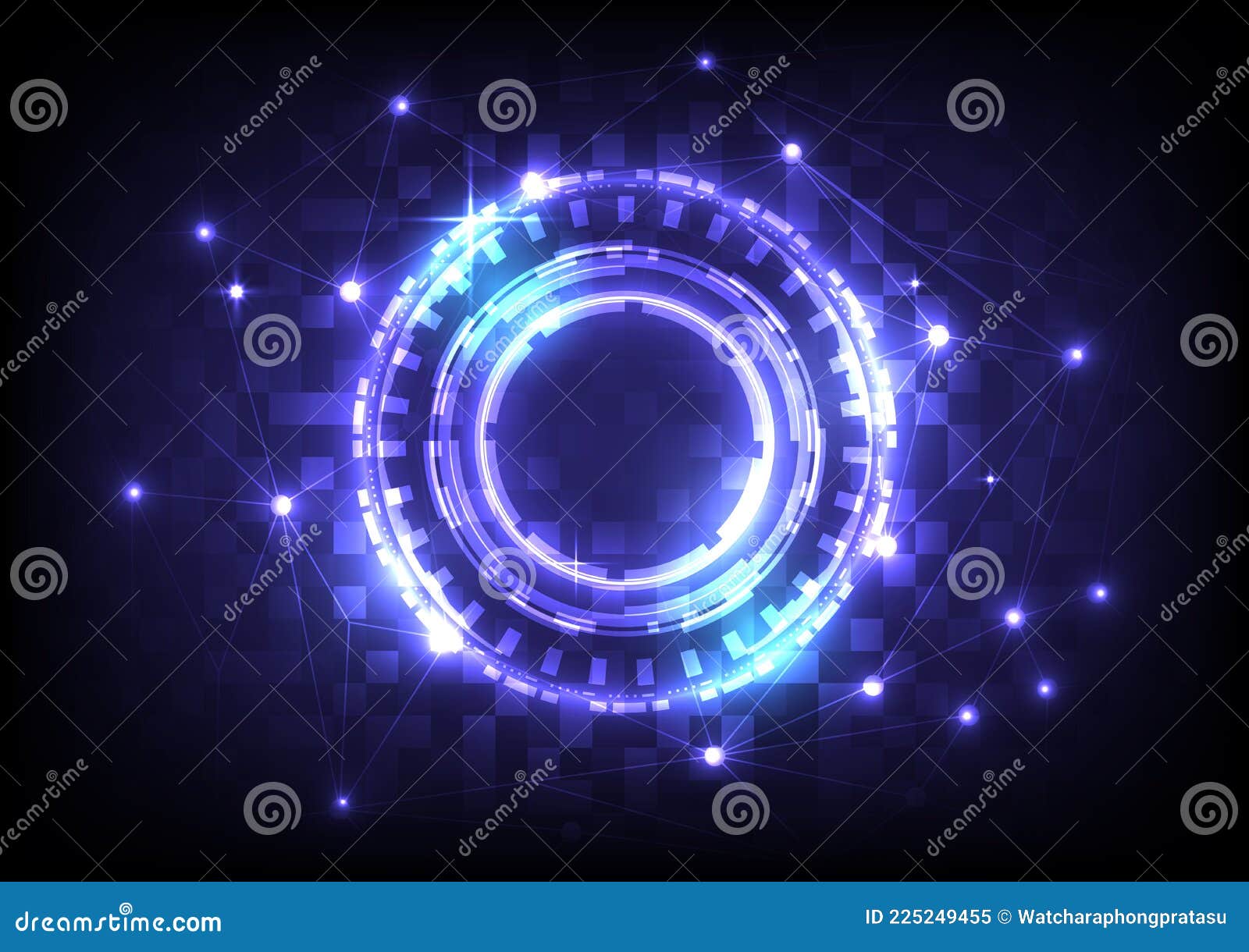 Digital Infographic. Abstract Hologram Hi-tech Background. Virtual ...