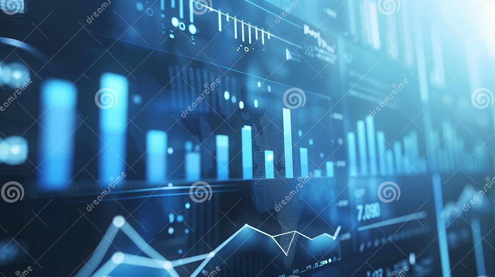 Digital Infographic, Graphs and Clear Statistics, Open Global Financial ...