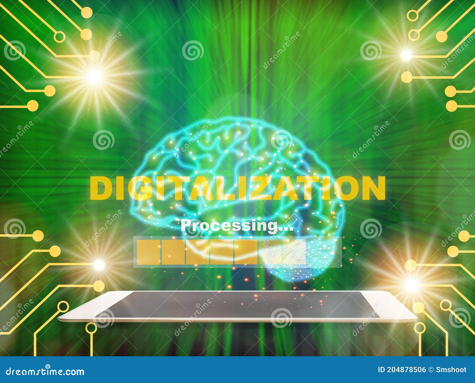 Digital Information or Digitalization Processing on Brain Modern ...