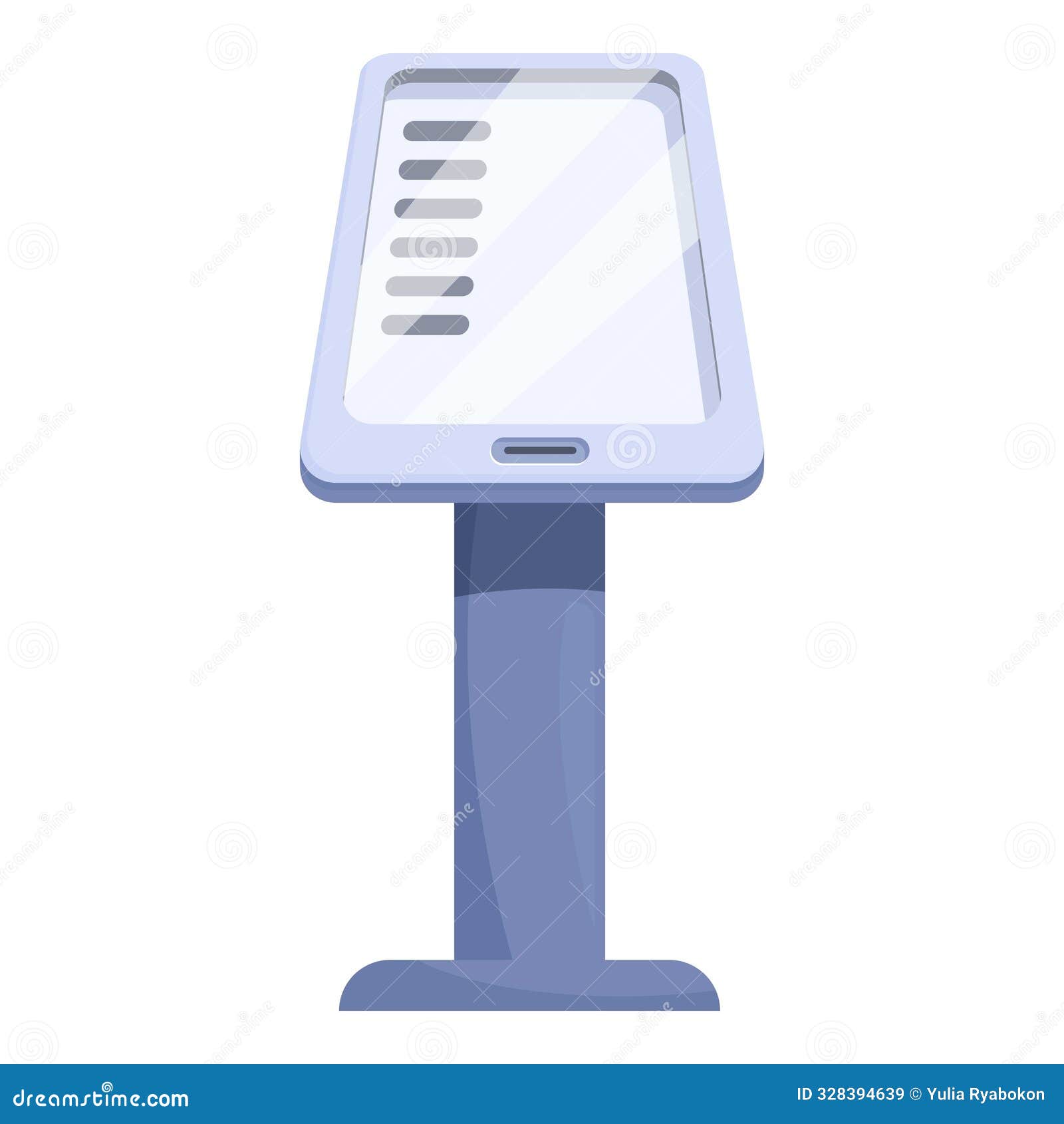 Digital Information Kiosk Displaying Public Information Stock ... Digital Information Kiosk Displaying Public Information Stock ...