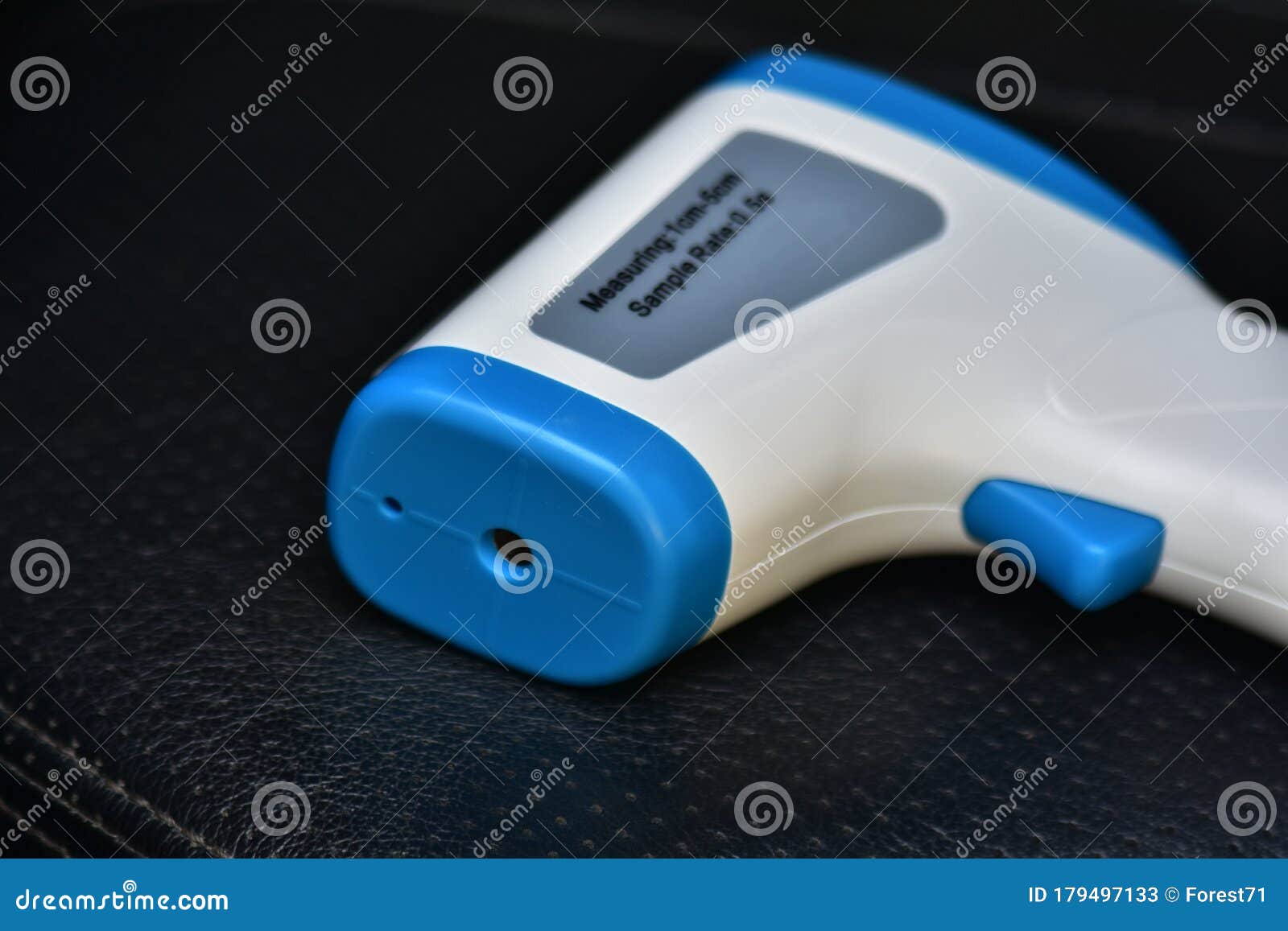 Digital Infrared Thermometer for Body Temperature Scan Stock Image ...