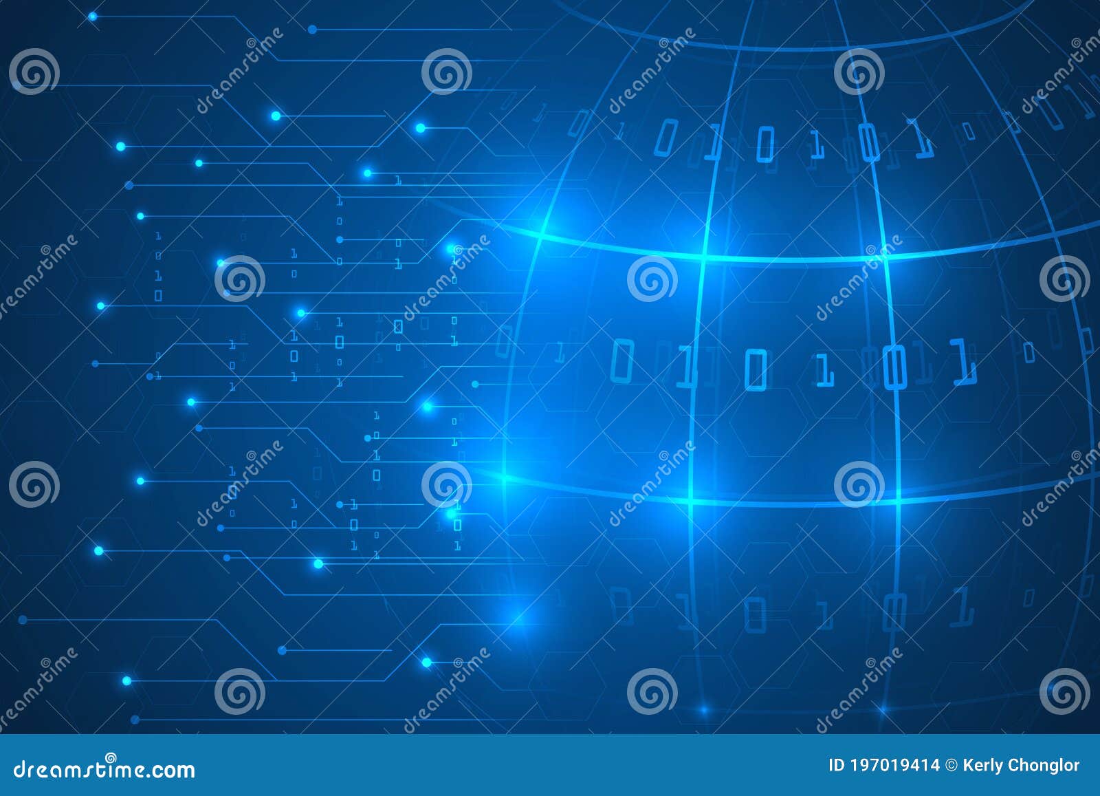 Digital Innovation and High Tech Technological Abstract. Stock Vector ...
